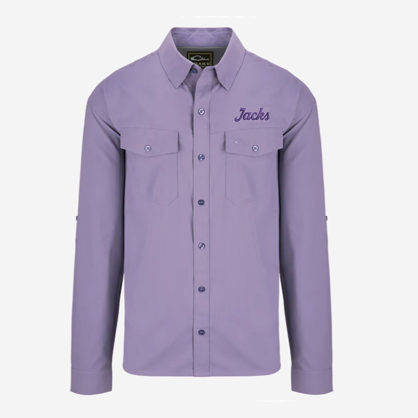 Drake Traveler's Solid Dobby Button-Down Long Sleeve | Jack Backers ...